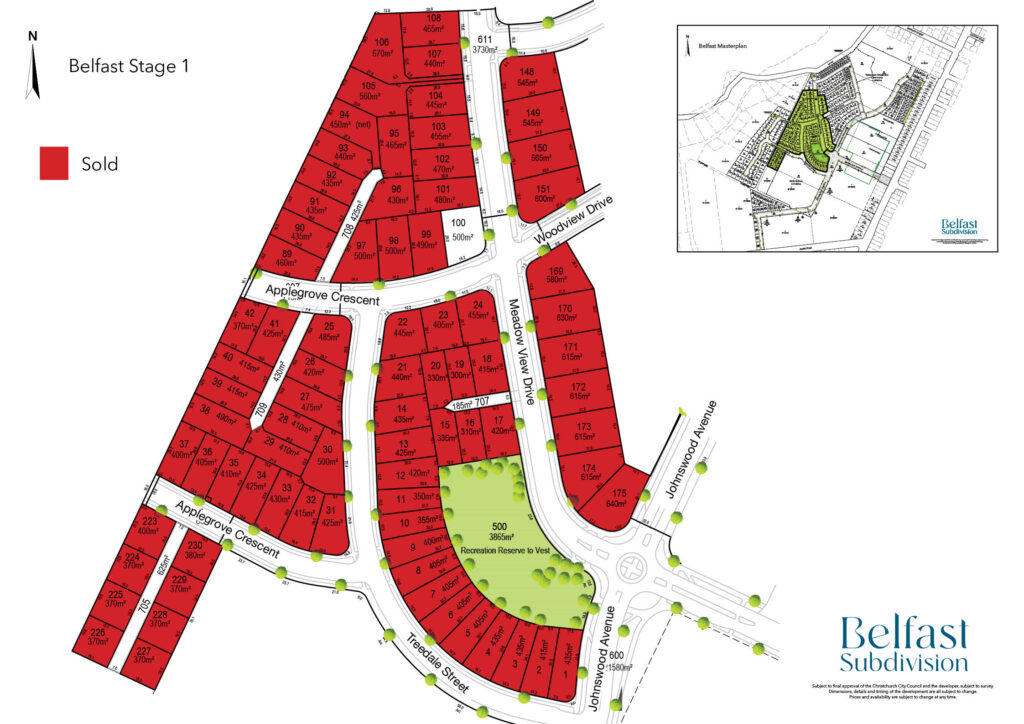 Stage 1 - Belfast Subdivision